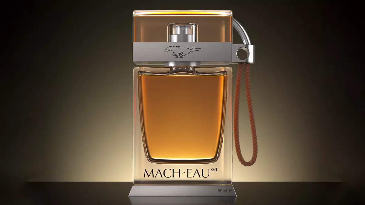 O perfume Mach-Eau GT da Ford.