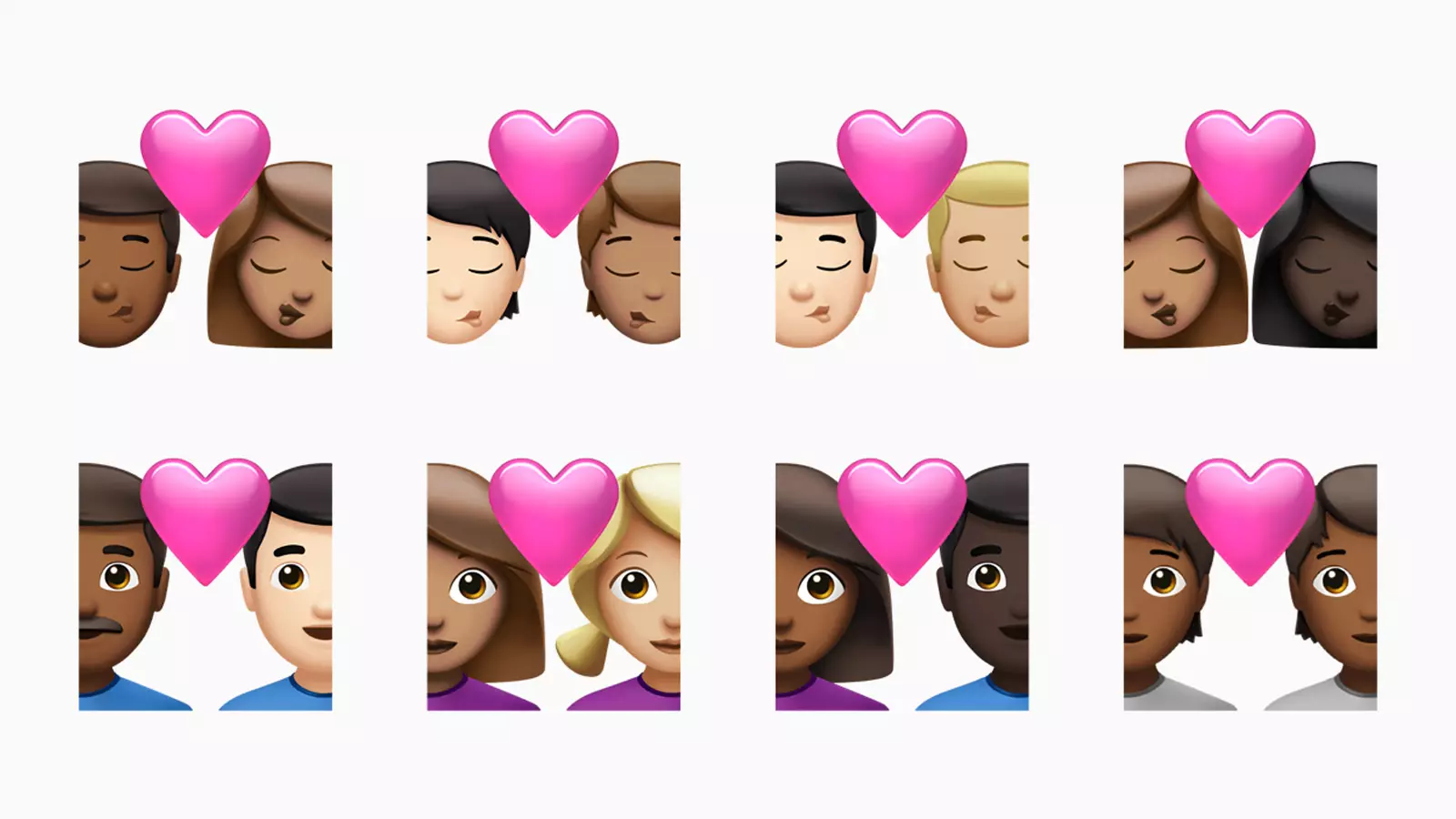 Emoji baru dengan dukungan untuk warna kulit terpisah