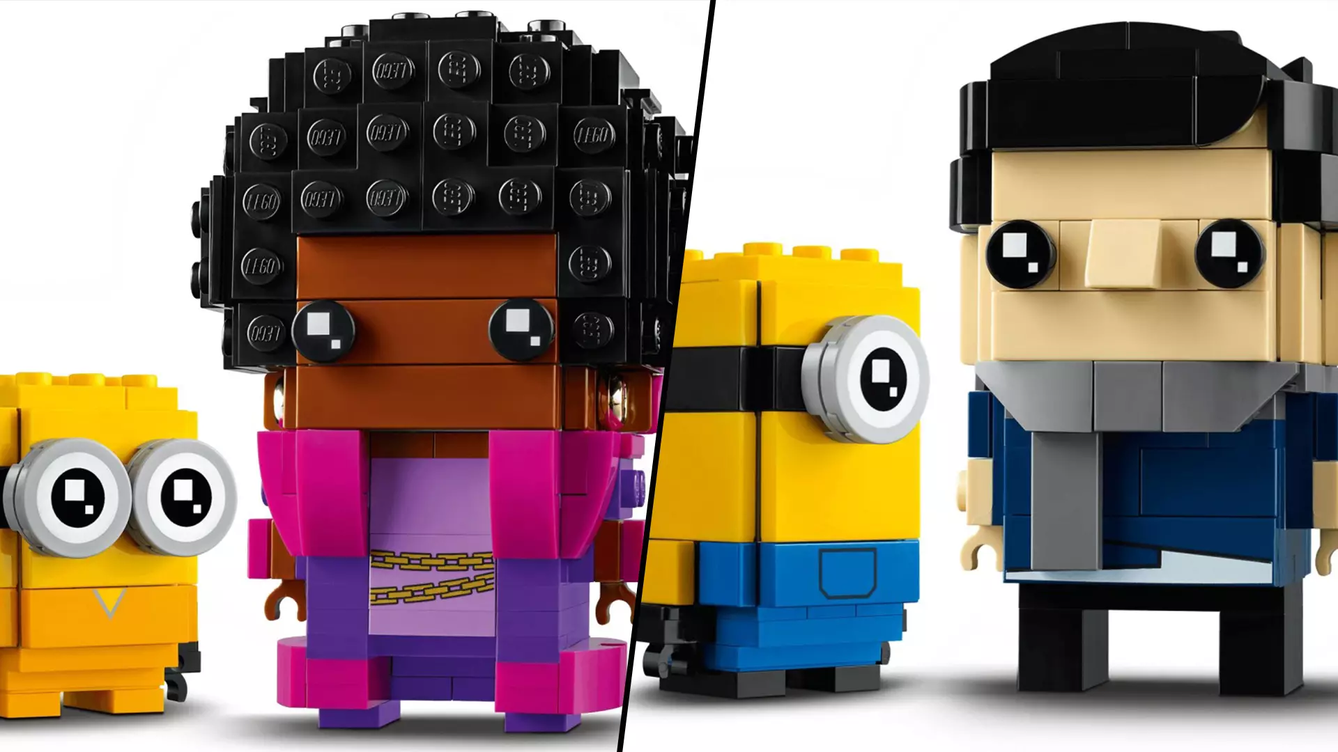 LEGO kwuputara BrickHeadz abụọ ọhụrụ 'Minions: ịrị elu nke Gru' Set.