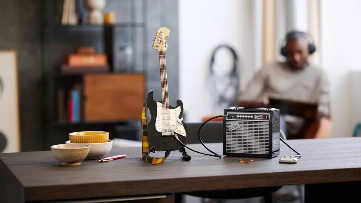 LEGO Fender Stratocaster dhigay