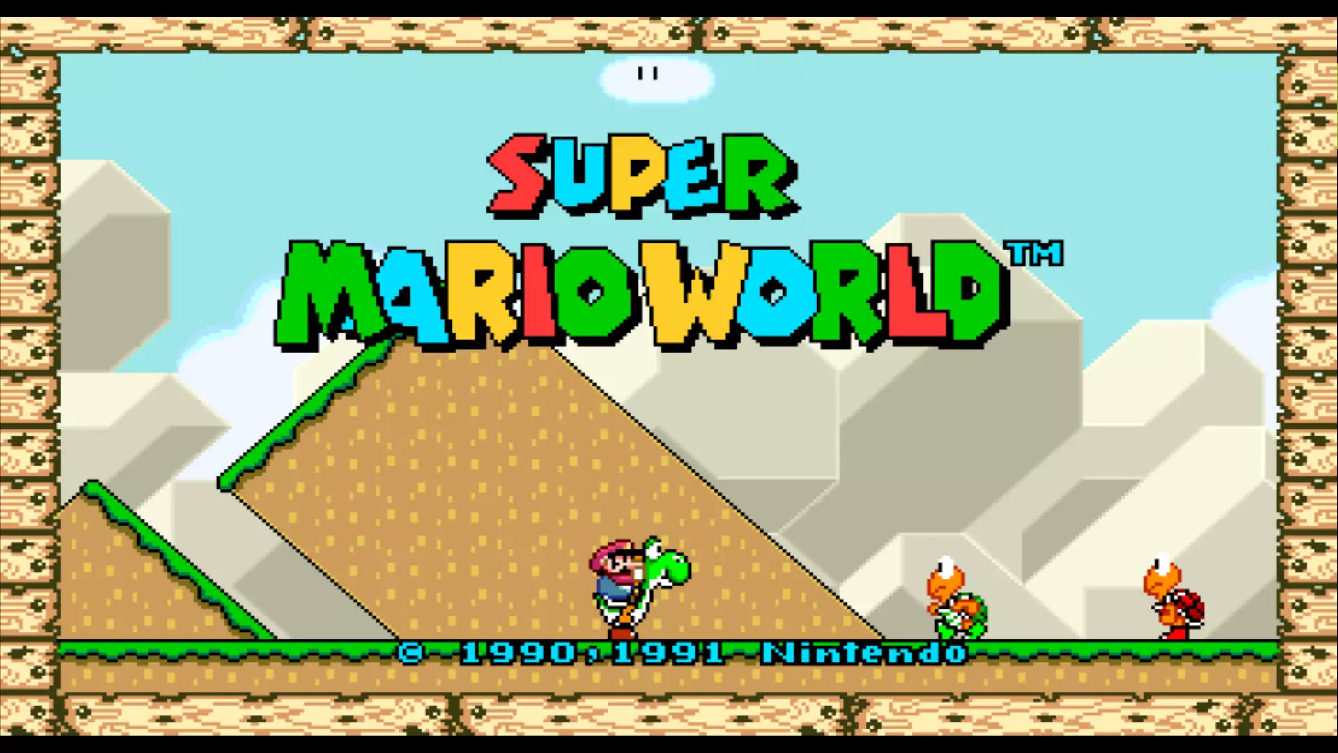 Probeer 'Super Mario World' uit in breedbeeld nu het nog kan