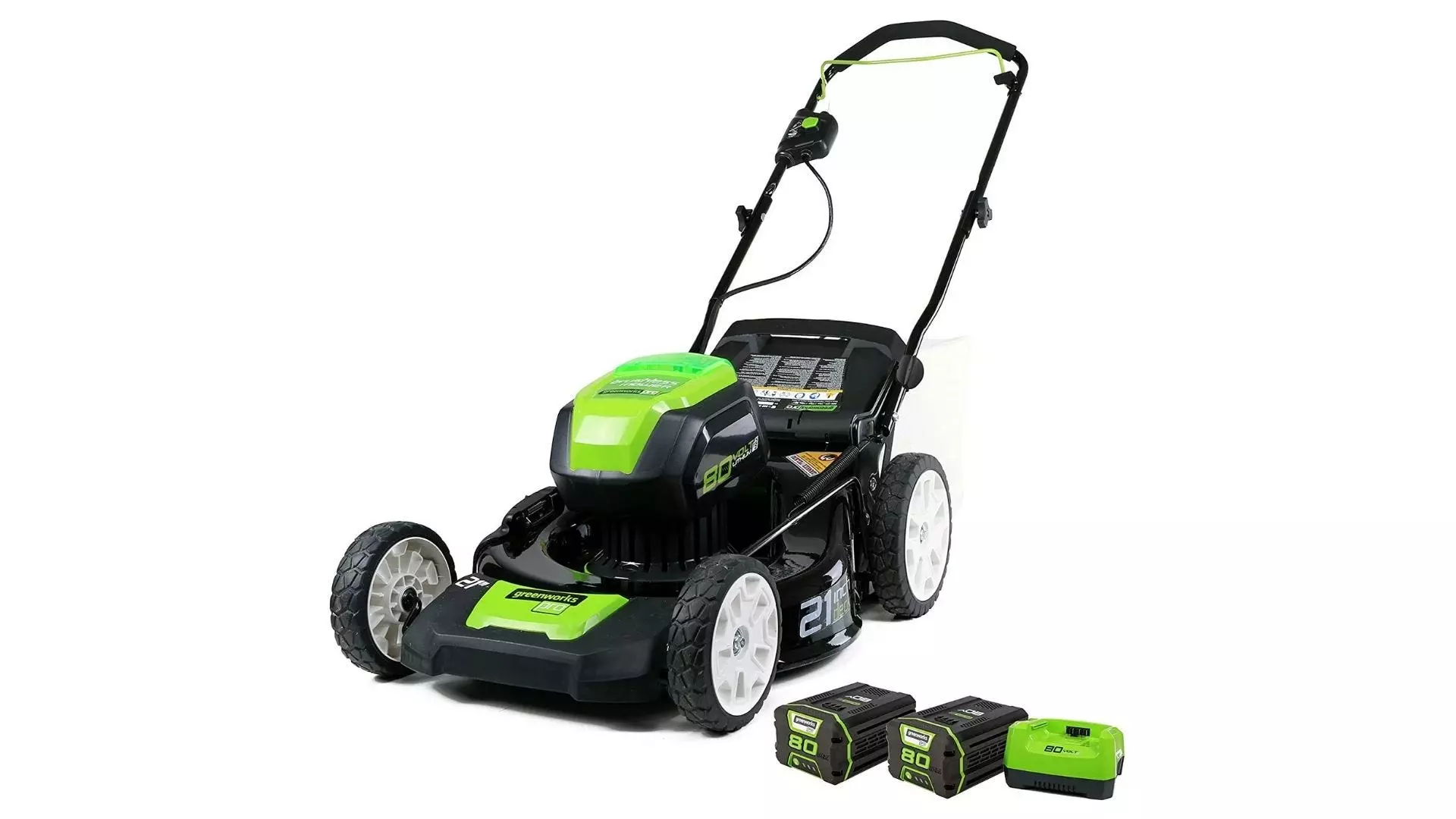 Greenworks Pro 80V 21-inch Brushless Cordless (3-In-1) Push Lawn Mower