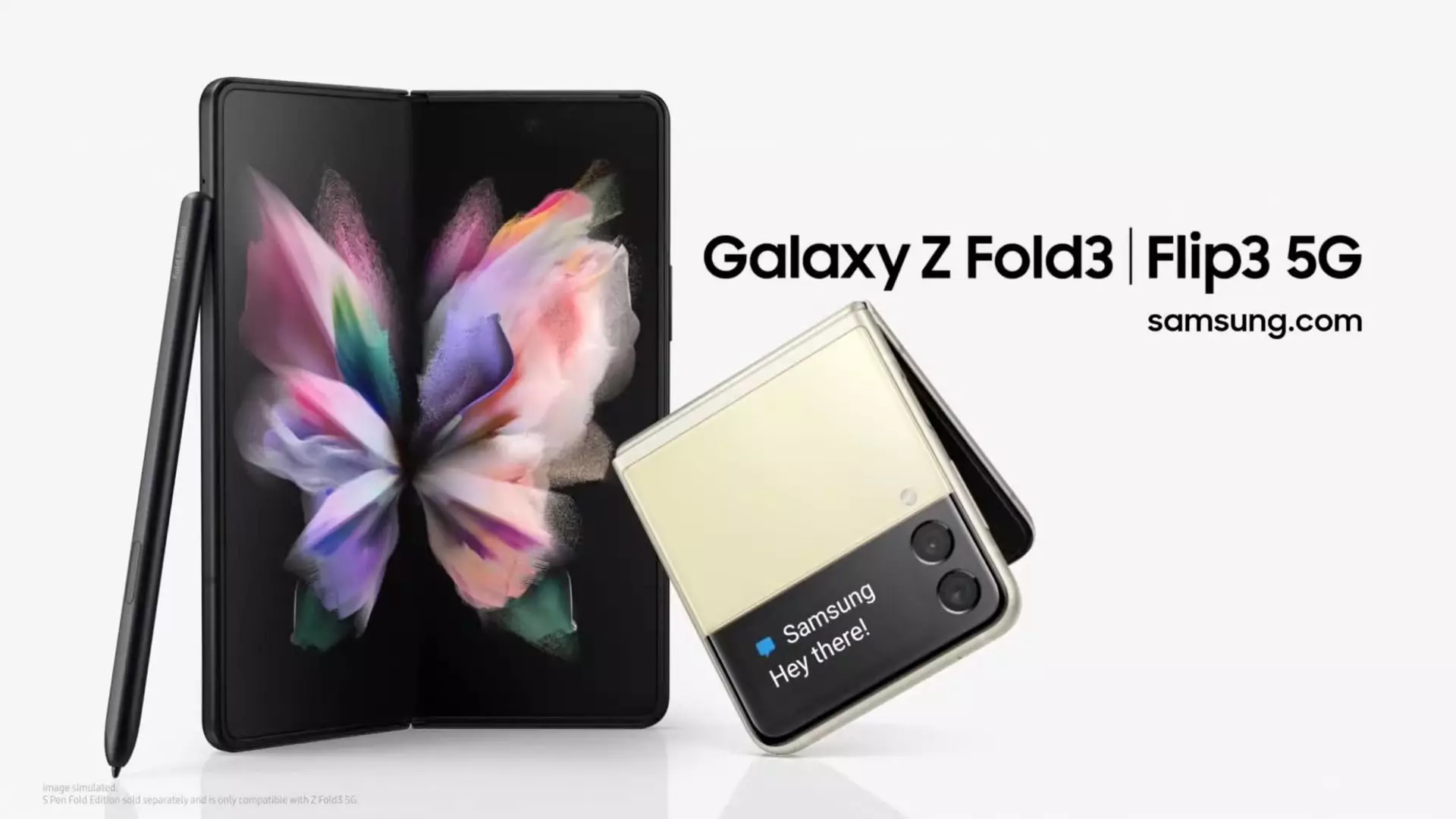 Litaelo tsa pele tsa Galaxy Z Fold3 le Flip 3