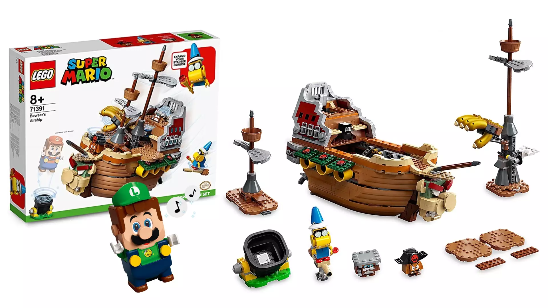 Bowser's luchtschip zou de nieuwste set kunnen zijn om lid te worden van LEGO's Super Mario-line-up