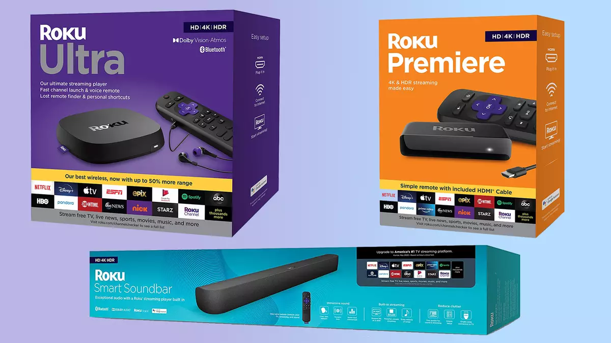 مجموعة من أجهزة البث Roku 4k معروضة للبيع في Amazon 4320_1