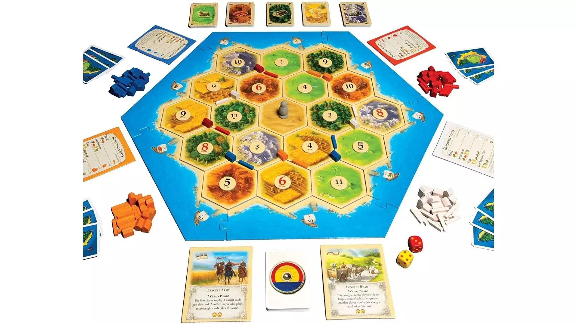Catan Board Game nyetél out of the box