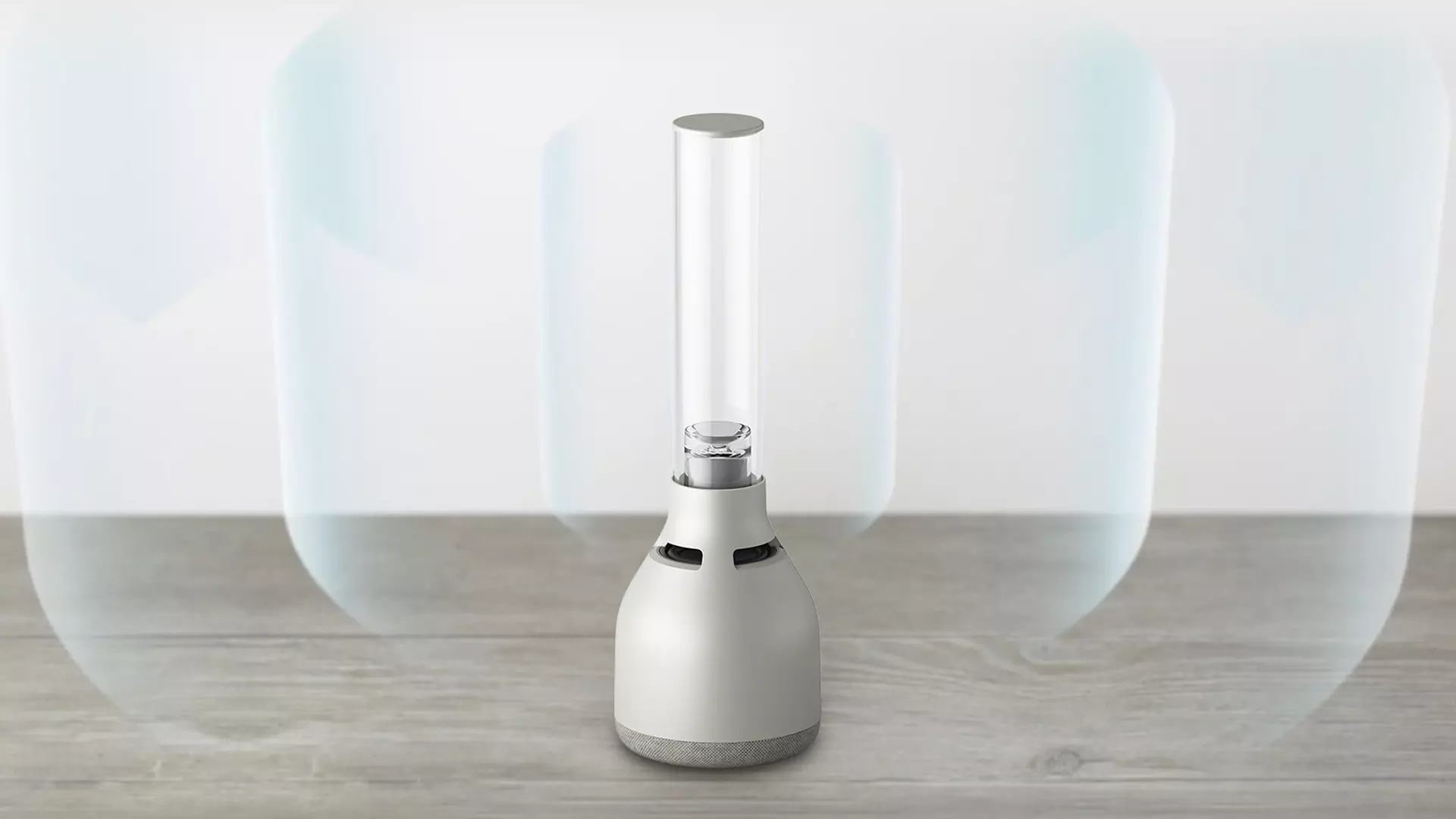 Naujasis „Sony“ „stiklinis“ garsiakalbis atrodo kaip žibalinė lempa