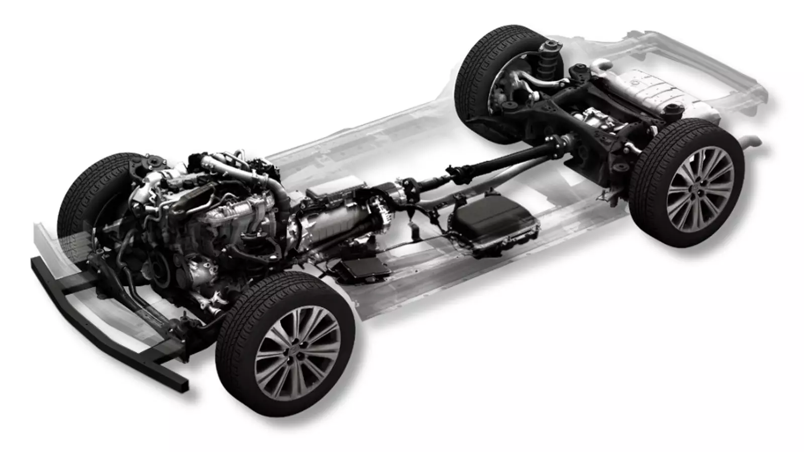 Mazda se groot petrolenjin 48V Ligte baster
