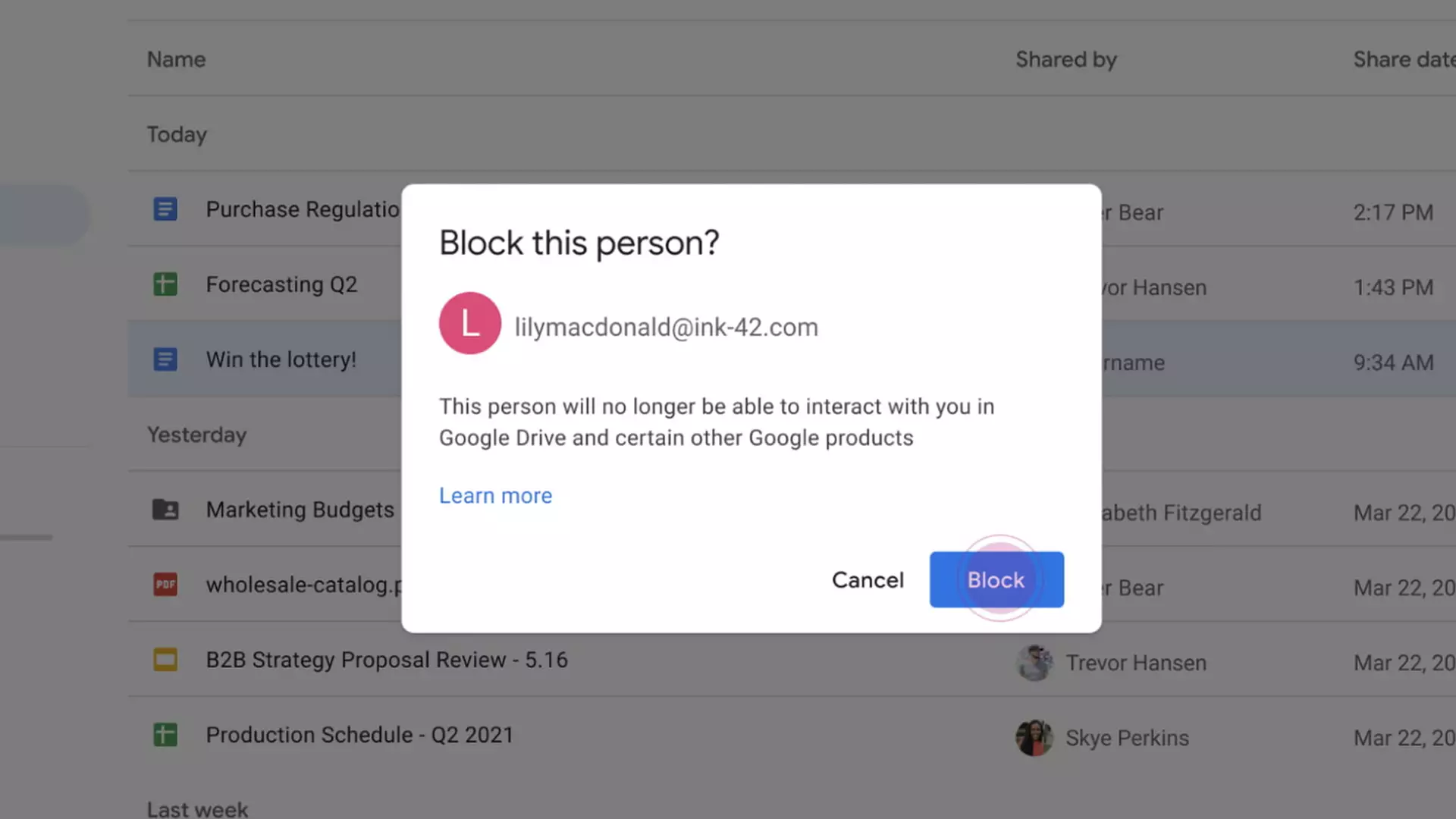 Google nihoyat Diskdagi spamni bloklash usulini qo'shmoqda