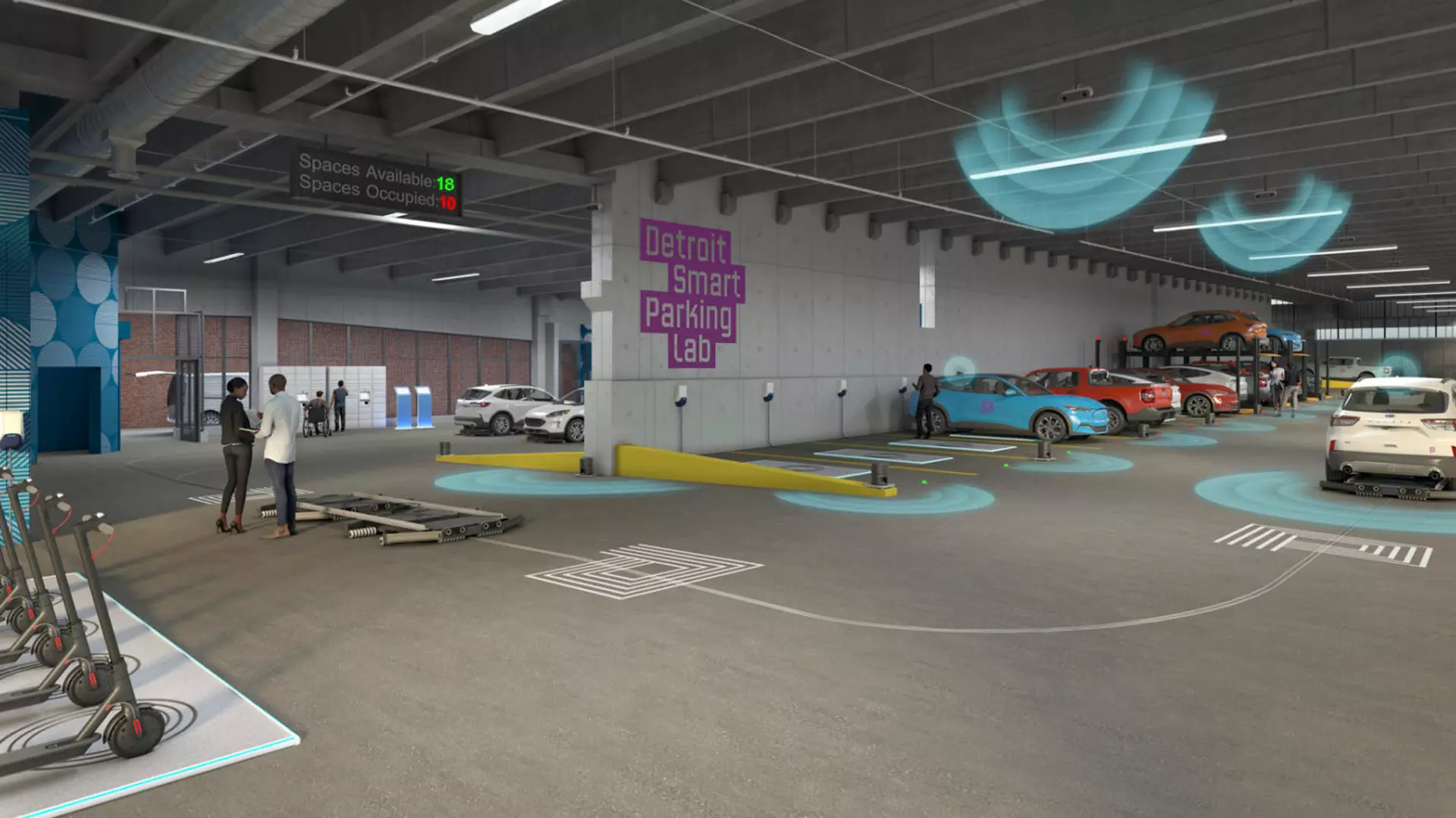 Nová garáž v Detroite pomôže autám naučiť sa parkovať samé