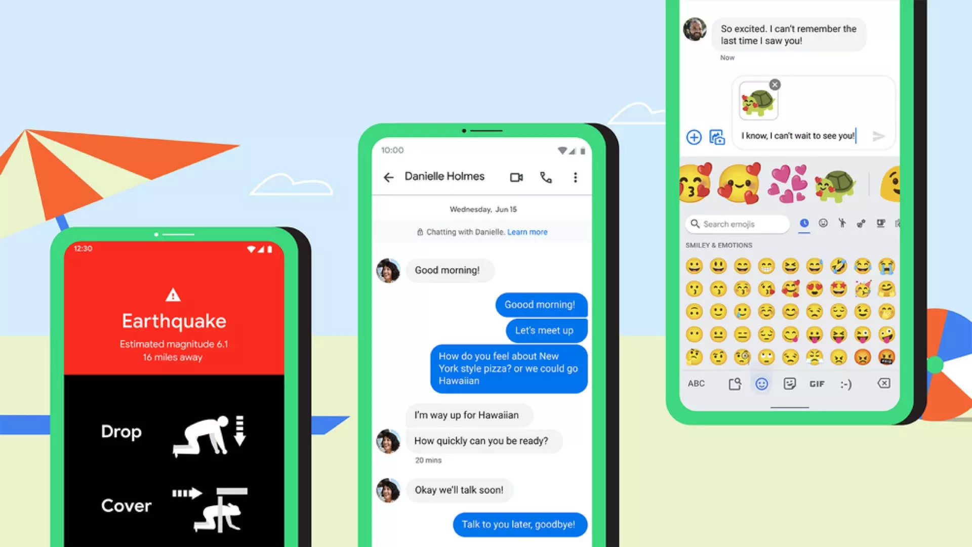 นำหน้า Android 12 Google เปิดตัวข้อความที่ติดดาว Emoji ที่ดีกว่าและอีกมากมาย