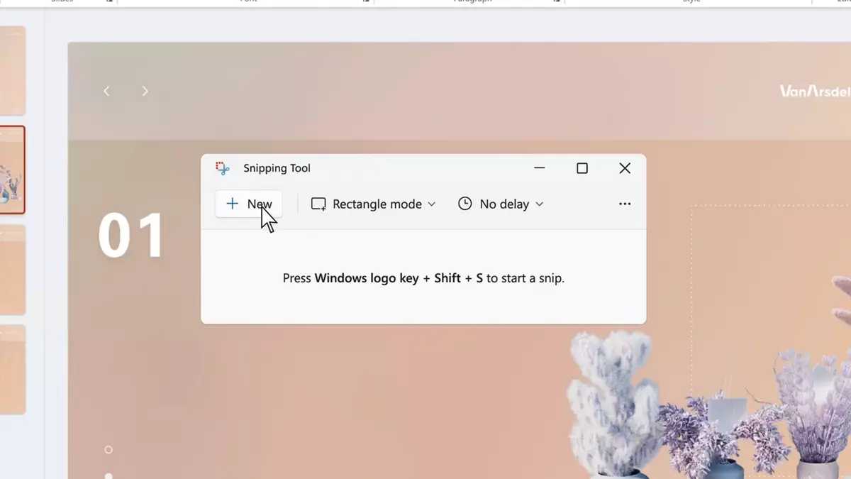 I-Snipping Tool in Windows 11