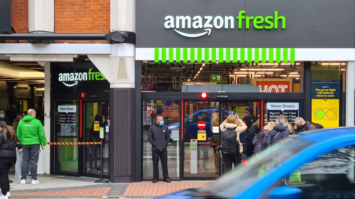 Tienda Amazon Fresh en el oeste de Londres