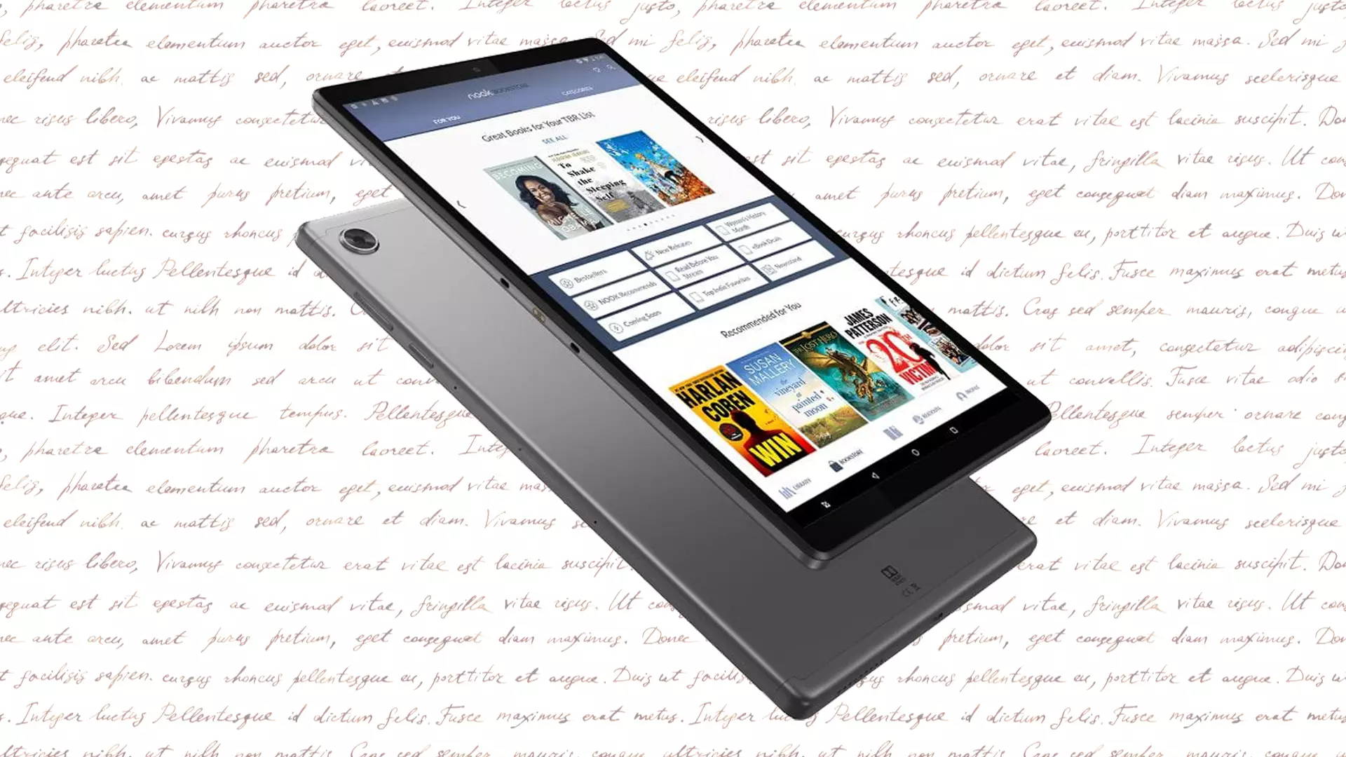 Barnes & Noble ប៉ះ Lenovo សម្រាប់ Tablet NOOK ថ្មី។