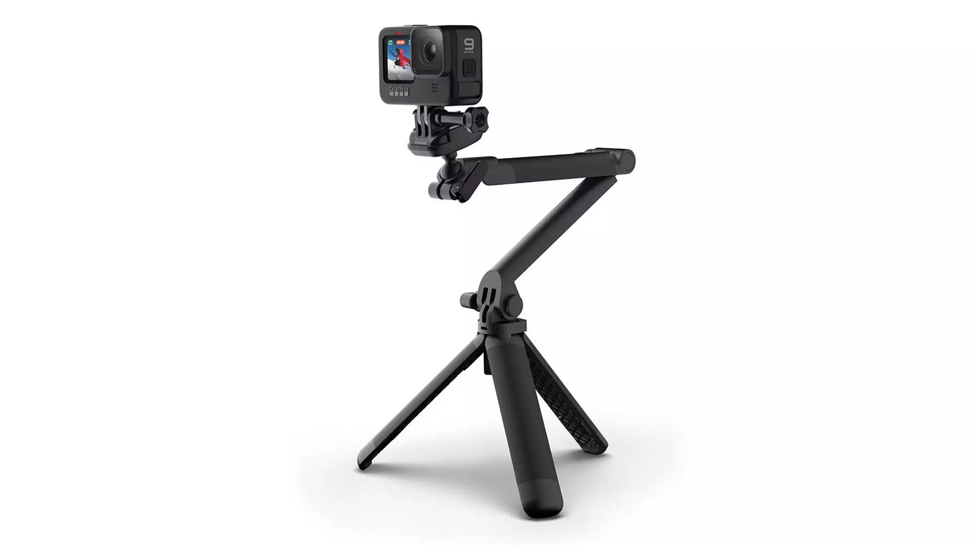 Ny Tendrombohitra 3-Way 2.0 vaovao an'ny GoPro dia Tripod, Selfie Stick ary Grip Tsara kokoa