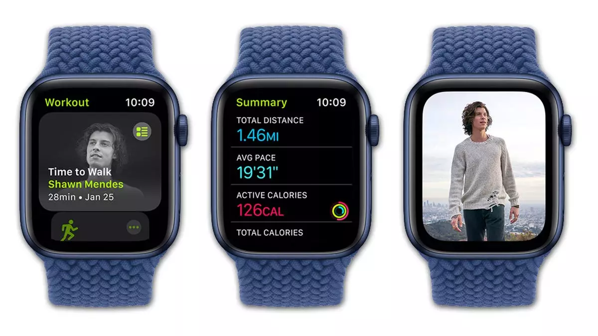 Zegarek Apple z funkcją Time to Walk