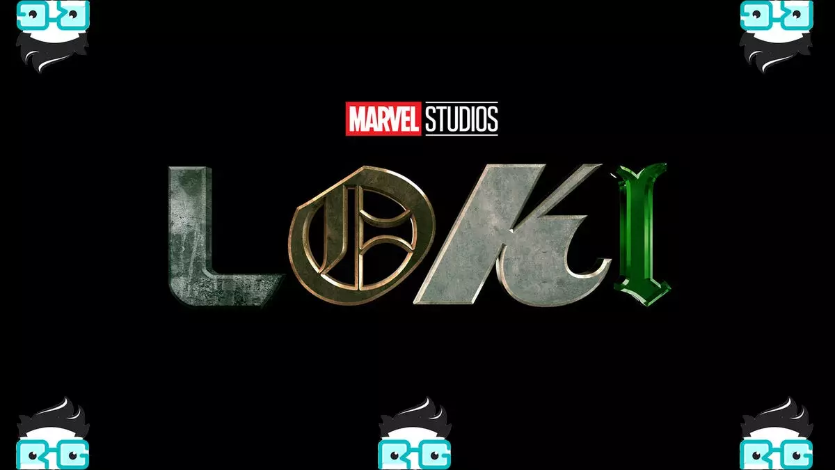 Loki логотипі 5 Review geek логотипімен қоршалған