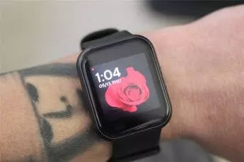 The Watch face on the 44