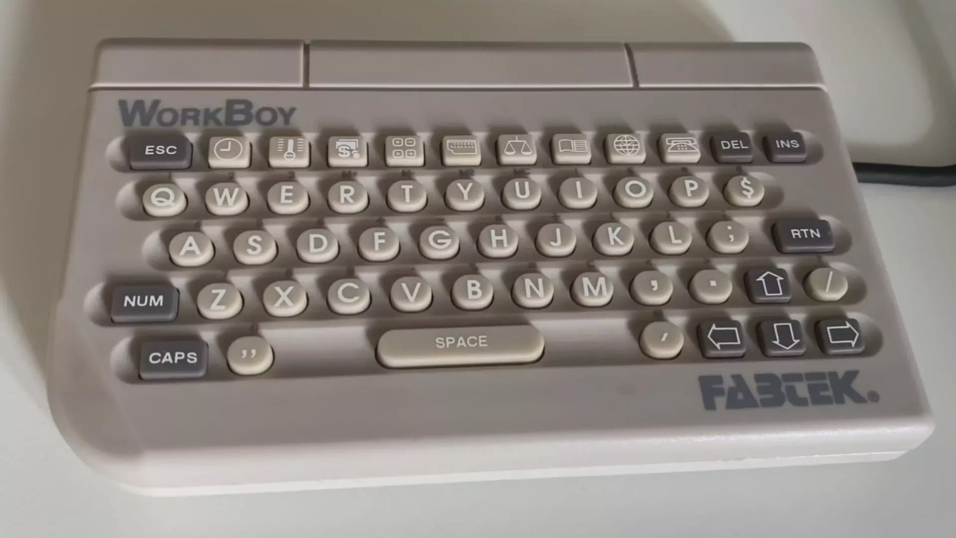 WorkBoy klaviatūra