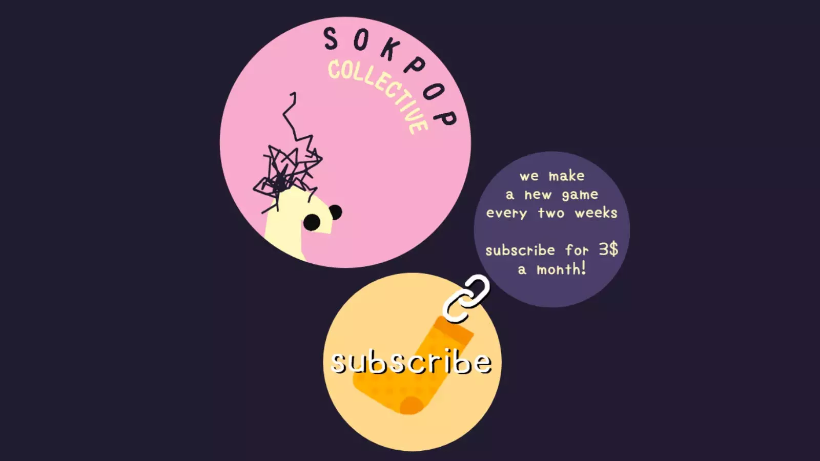 Sokpop Collective webwerf tuisblad
