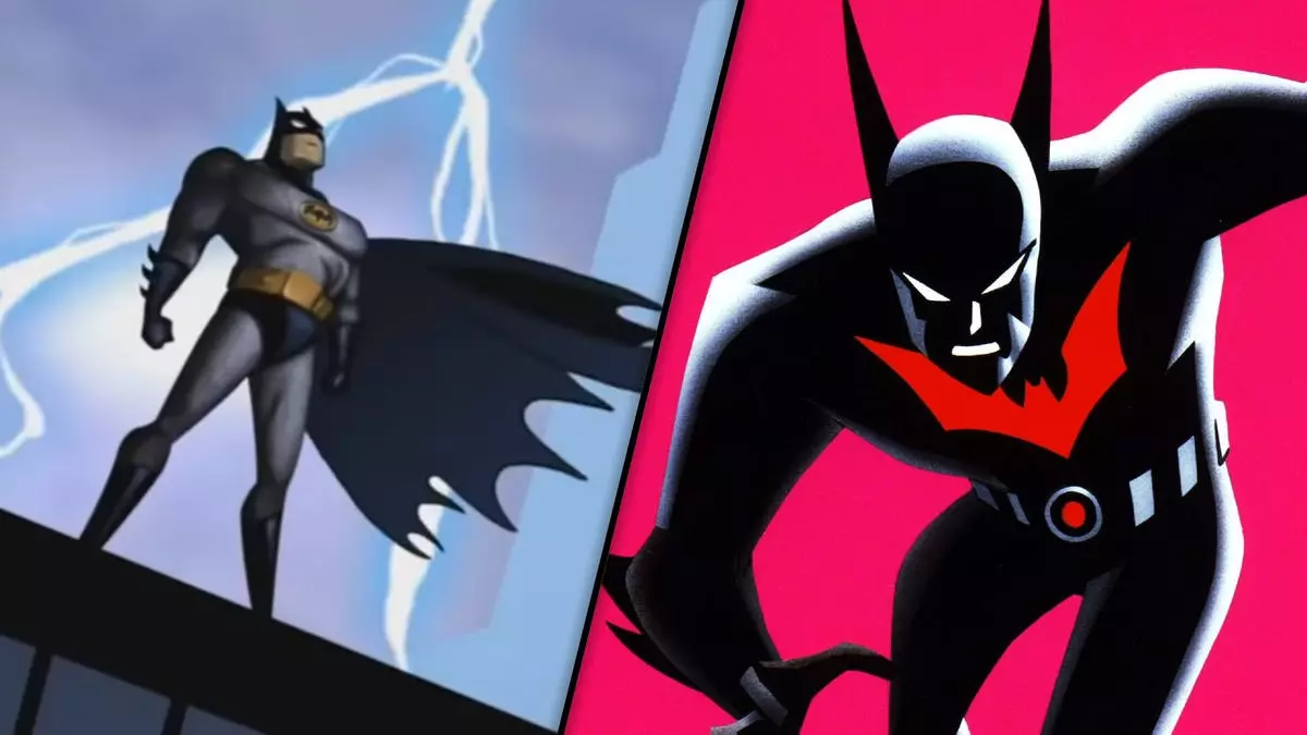 Batman en Batman Beyond promo-ôfbyldings