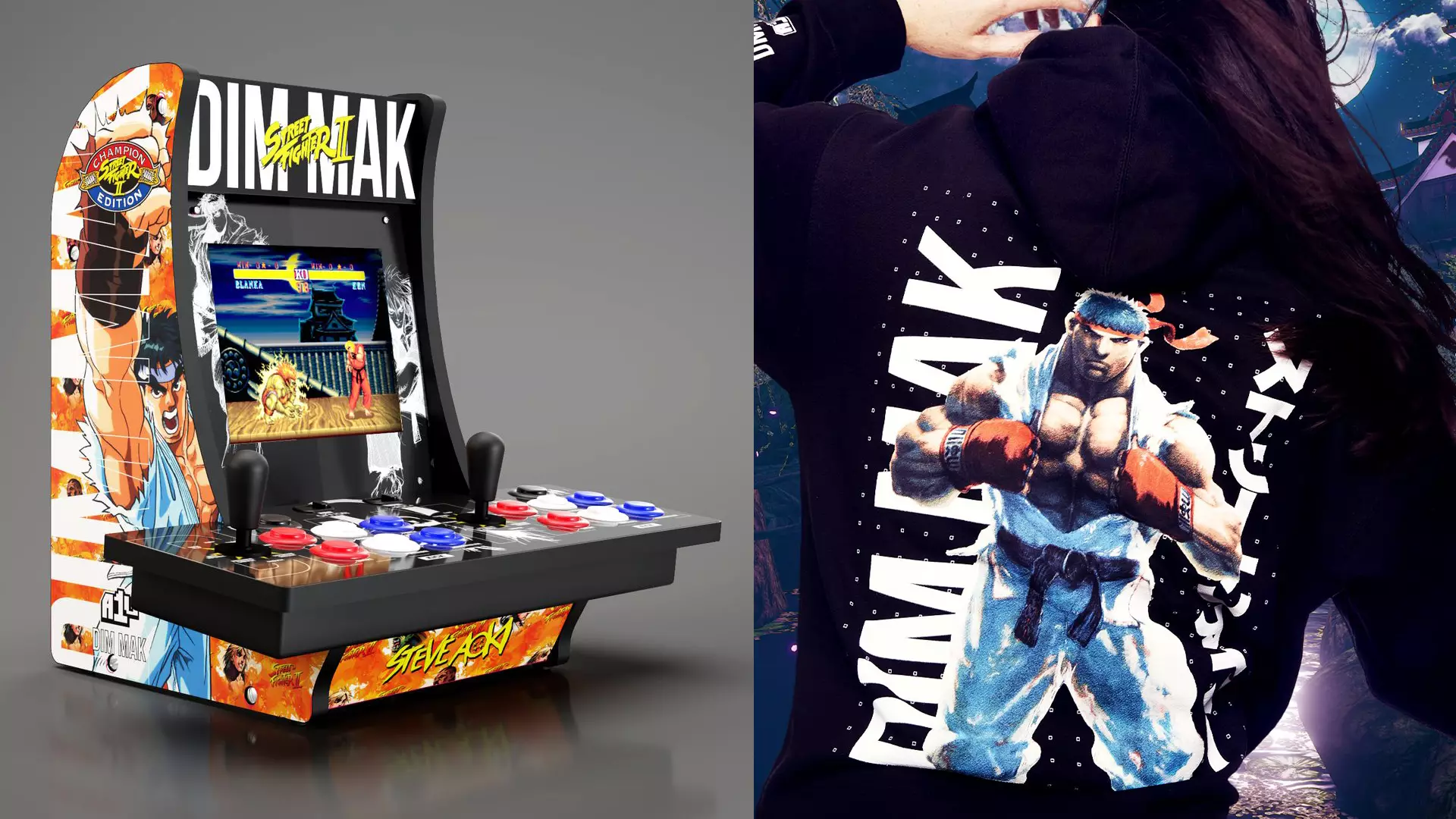 Sabbin Haɗin gwiwar Arcade1Up Ƙararren Ƙwararren Ƙwararren 'Street Fighter' Counter-Cade