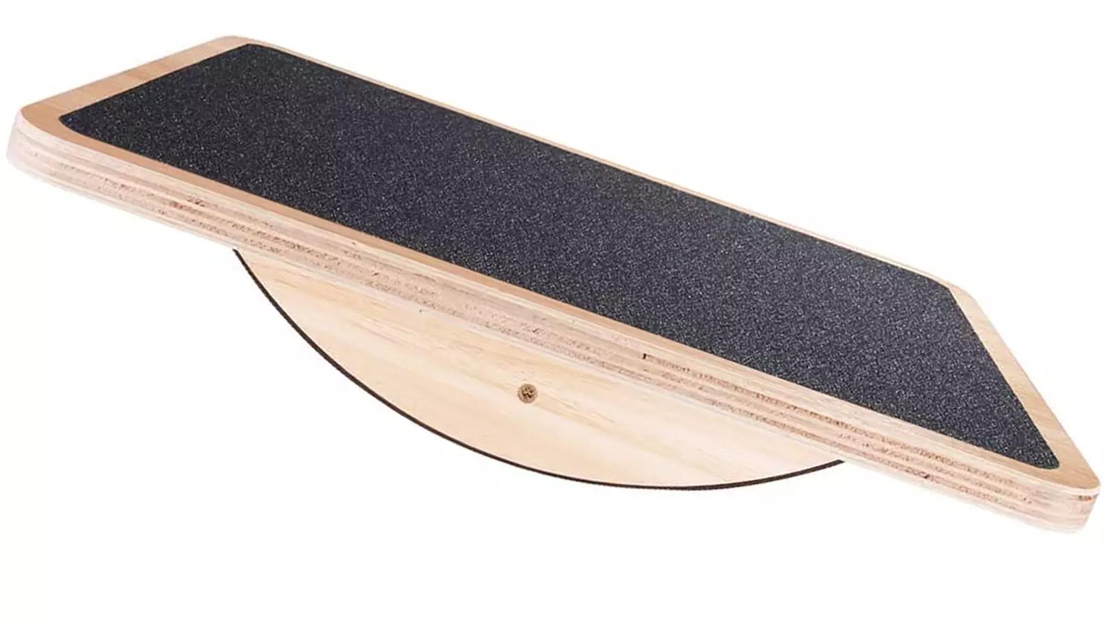 Tabla de equilibrio de balancín de madera profesional con cubierta adherente