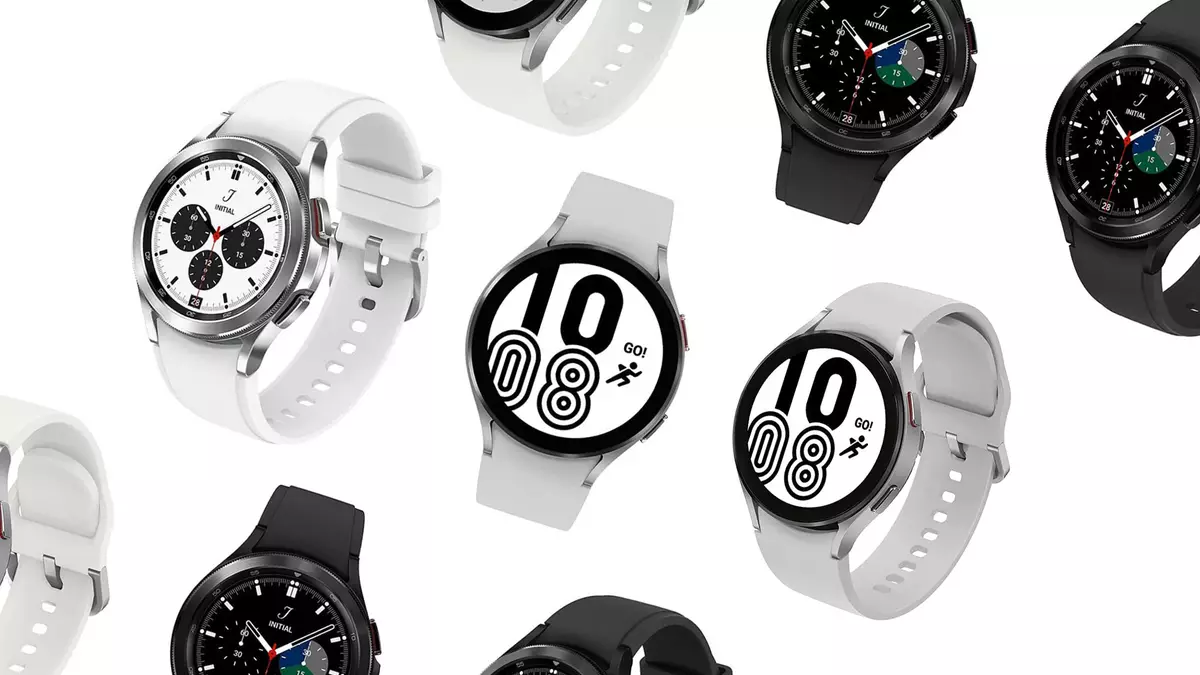 “Galaxy Watch 4” we “4 Classic” -iň syzdyrylan görnüşleri.