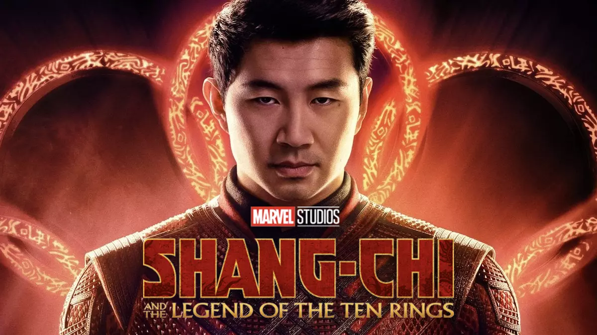 Isang banner para sa 'Shang-Chi and the Legend of the Tend Rings'
