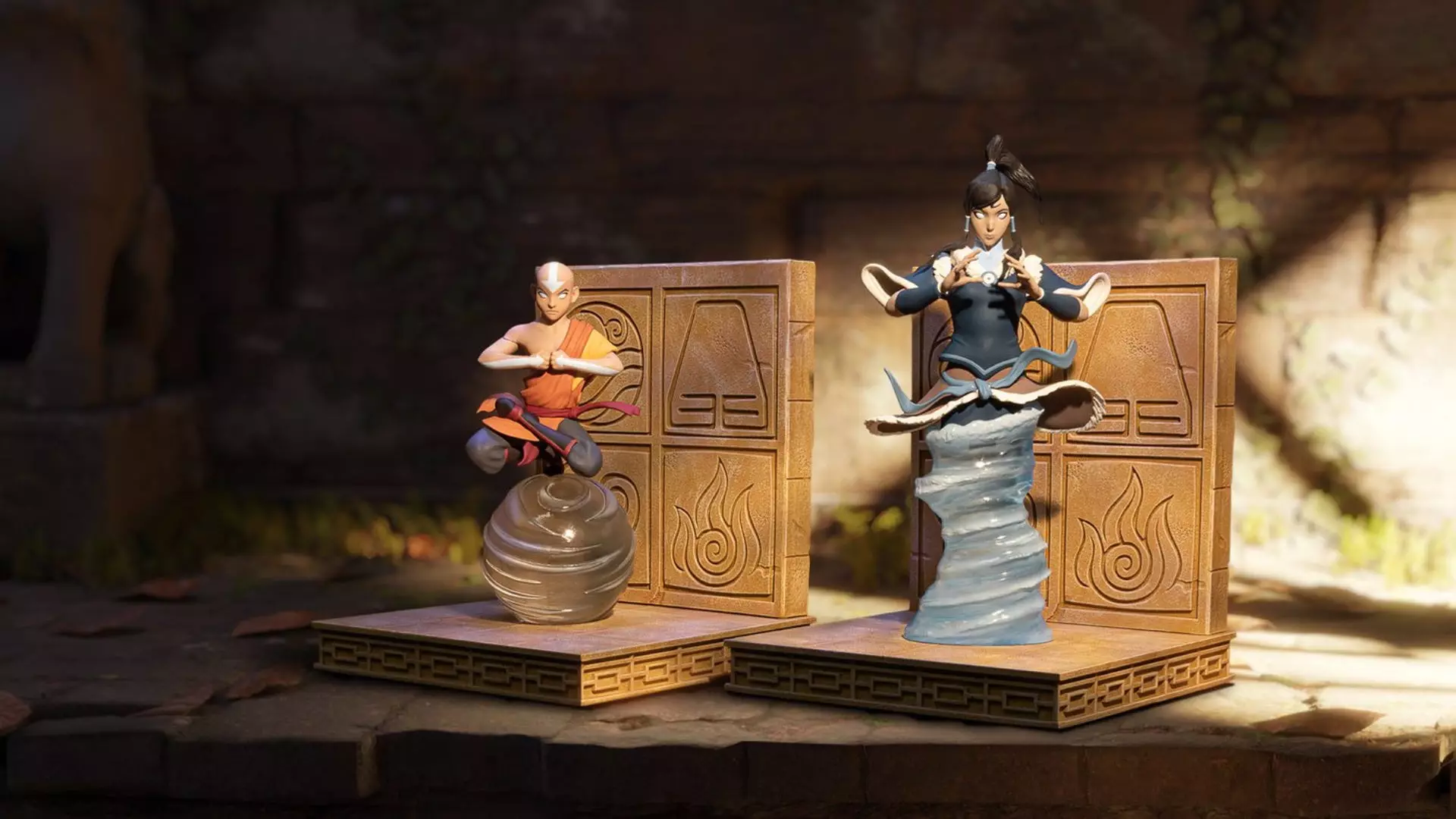 Desperta el teu estat d'avatar amb aquests subjecta-llibres Korra i Aang