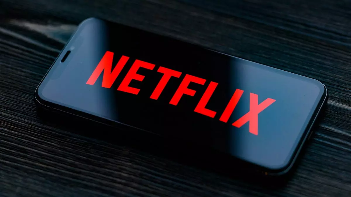 IPhone'да Netflix логотибы