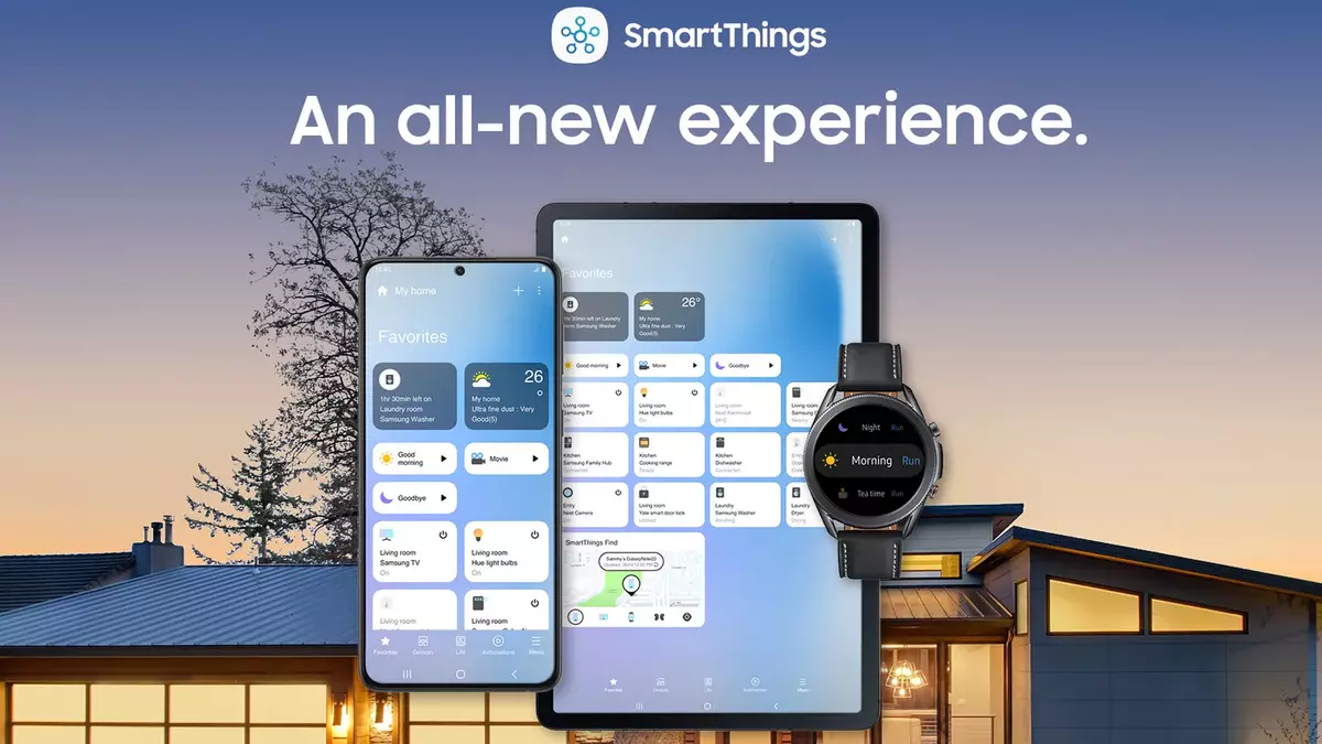 Банэр Samsung SmartThings.