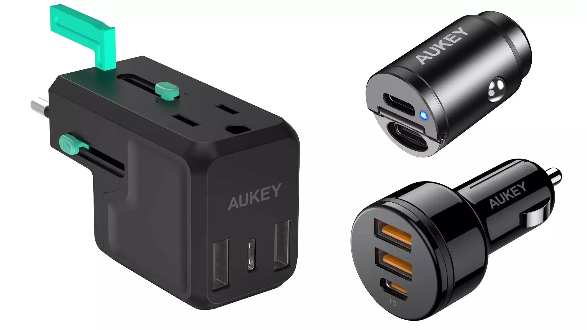 Aukey सेल कार और ट्रैवल चार्जर्स पर भारी छूट प्रदान करती है