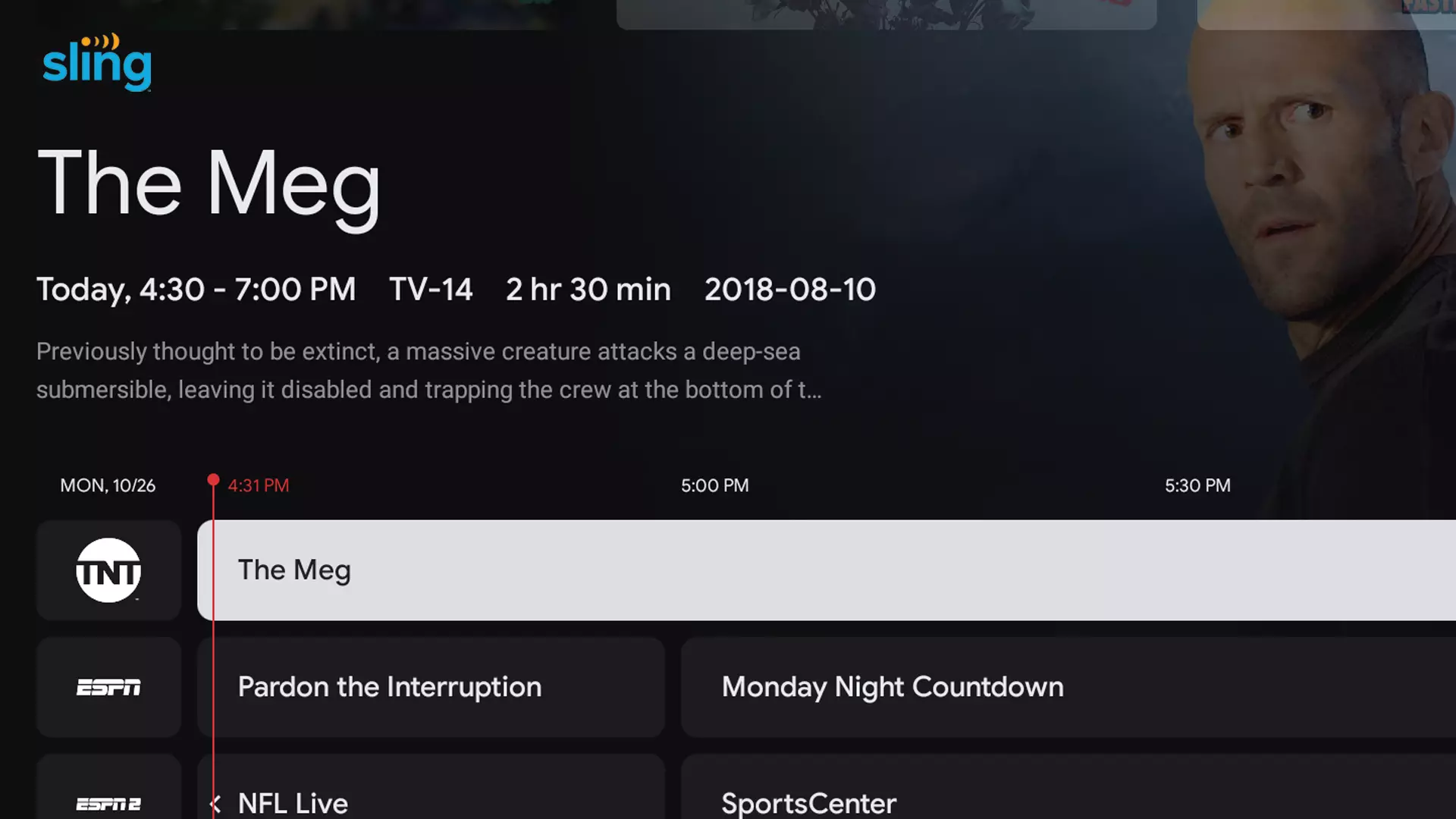 Sling TV ara s'integra perfectament amb la pestanya TV en directe de Chromecast
