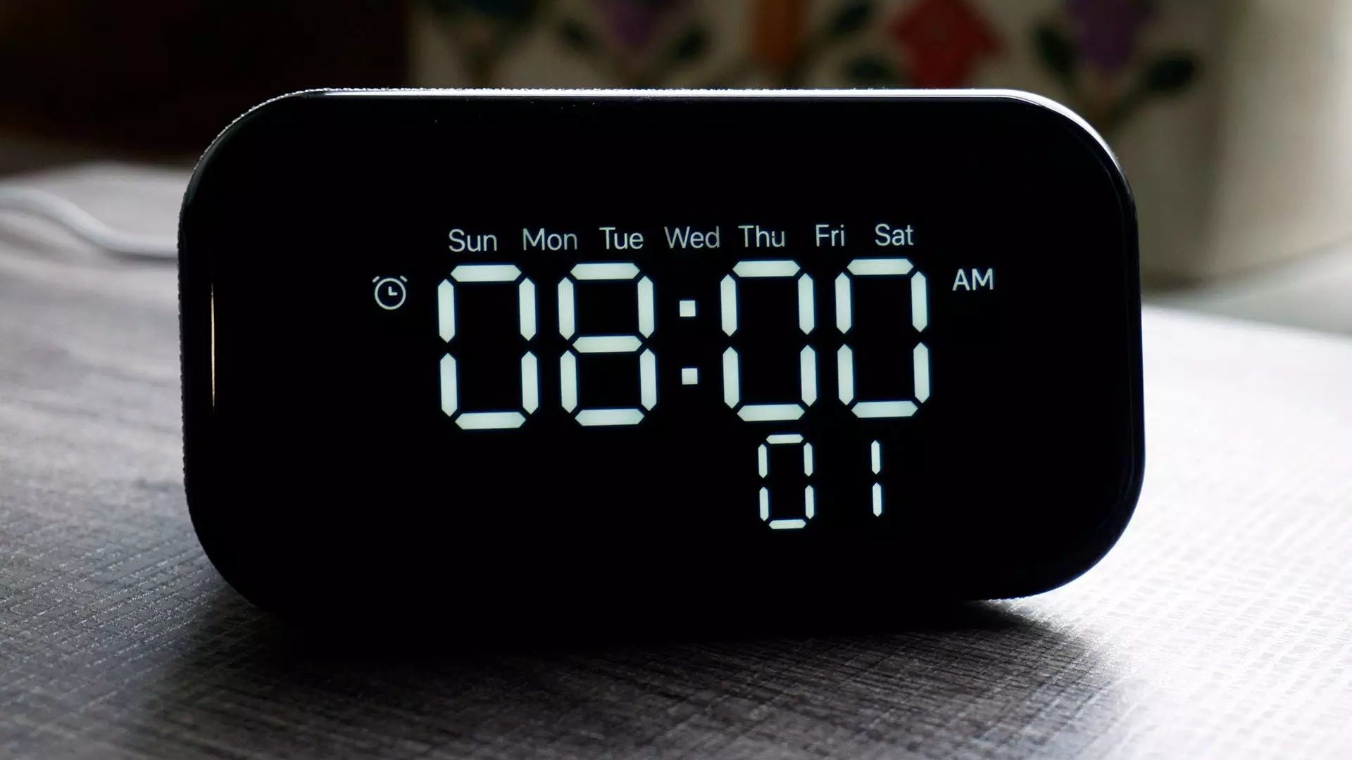 Lenovo Smart Clock Essential modinātāja iestatījums