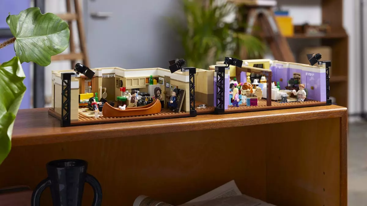 Căn hộ LEGO 'Friends' đặt trên bàn