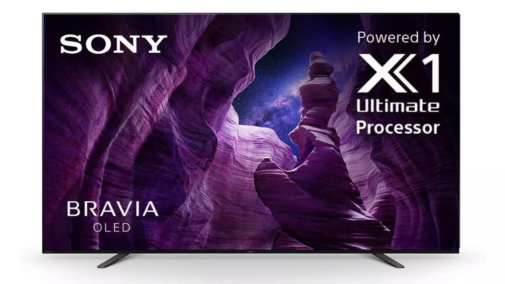 Representación del televisor Sony A8H OLED