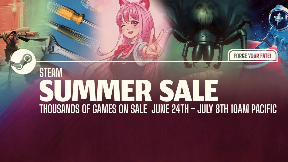 Artă promoțională Steam Summer Sale