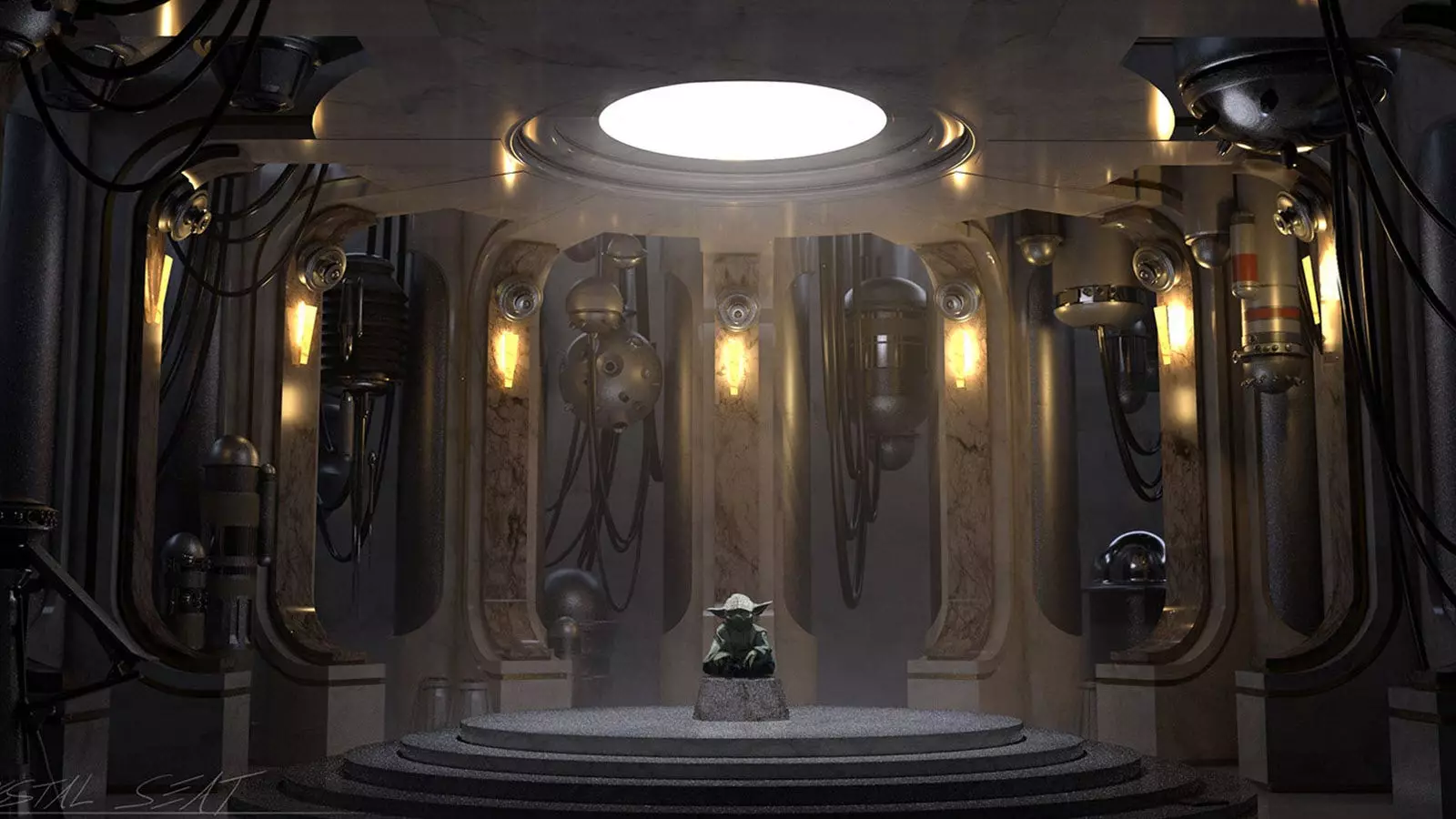 Treinar você na força, Yoda irá em ”Star Wars: Tales From the Galaxy’s Edge”