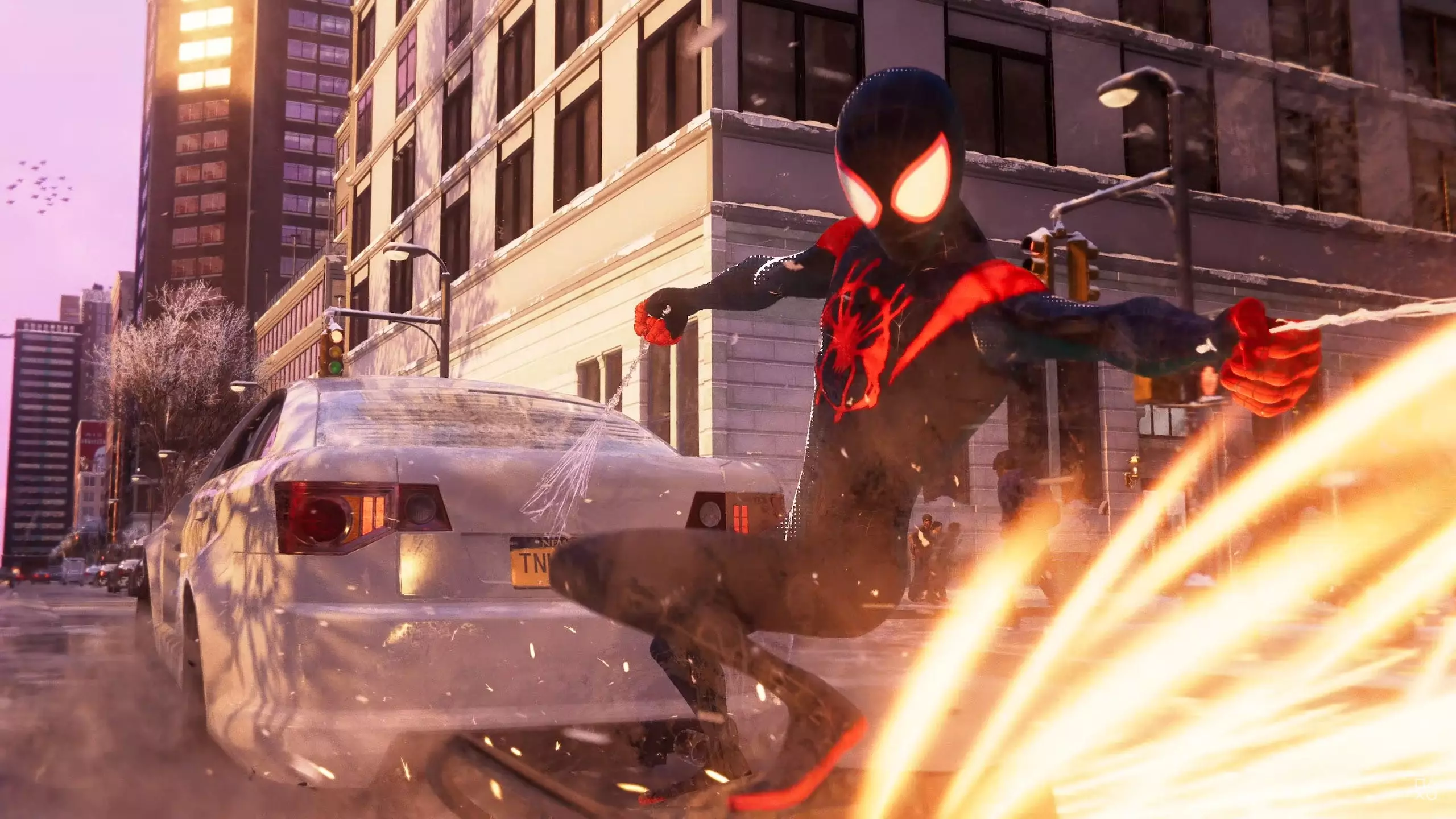 'Spider-Man: Miles Morales' jwenn yon kostim 'Spider-Verse' ki trè anime