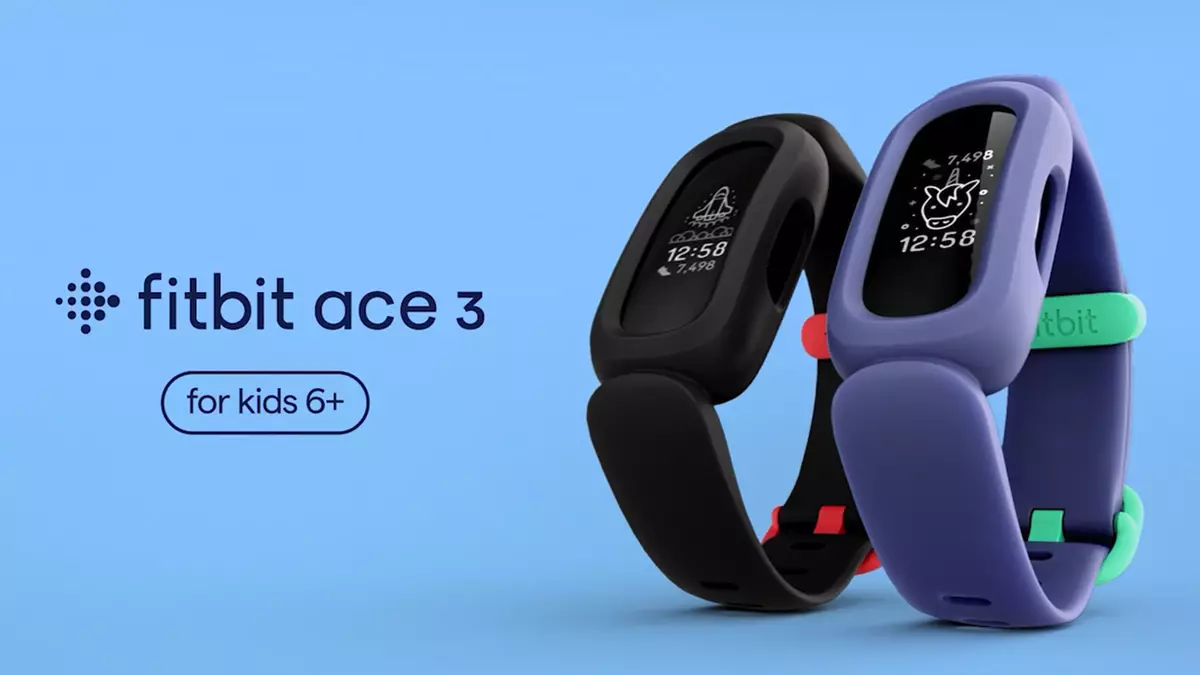 Следење за фитнес и спиење Fitbit Ace 3 за деца.