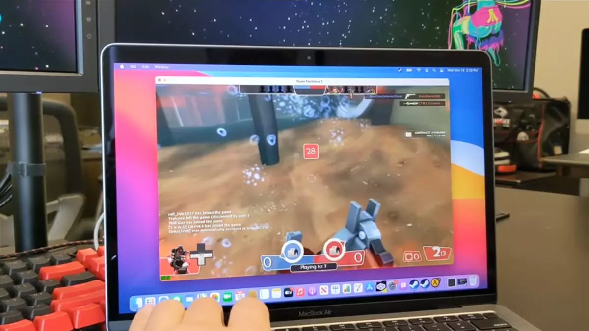 CrossOver met een Windows-spel op een M1 Mac
