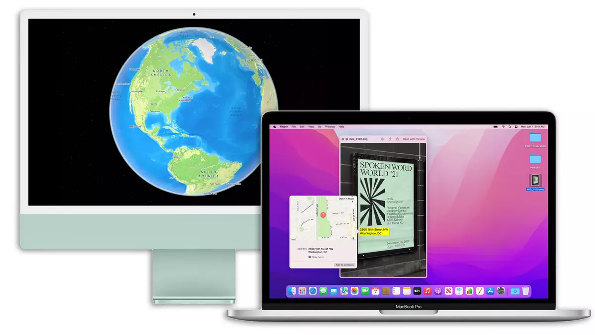 Ang MacBook Pro ug M1 iMac