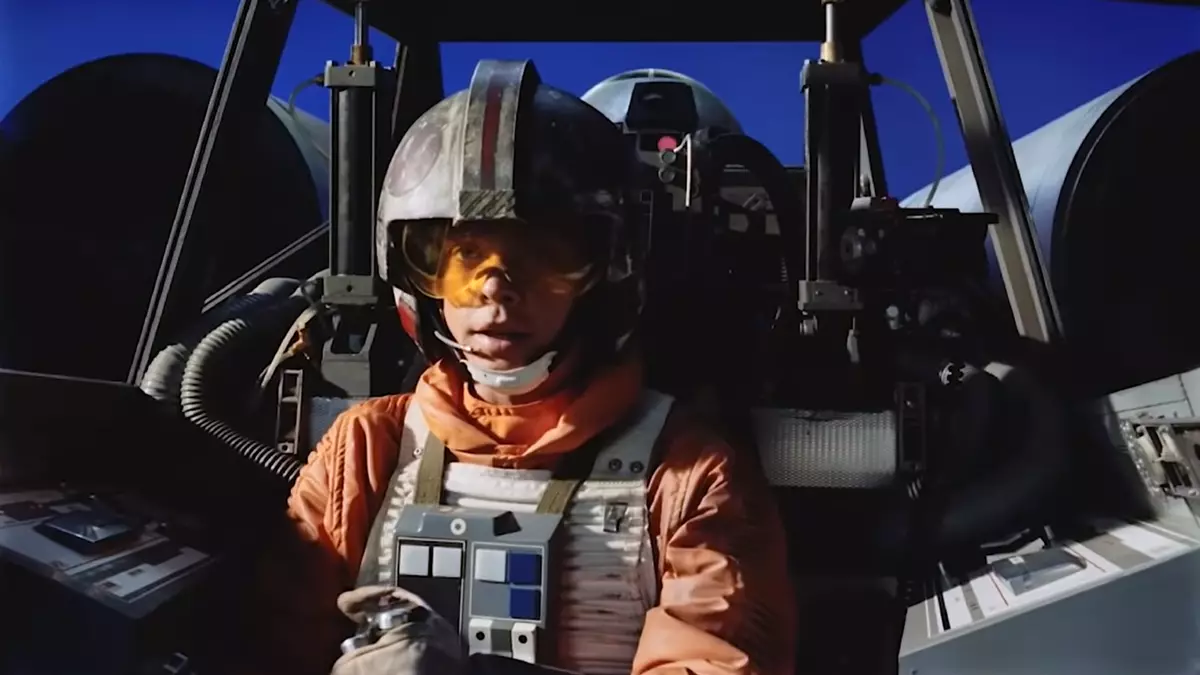 Mark Hamill színész, aki Luke Skywalkert alakítja A Birodalom visszavág című filmben