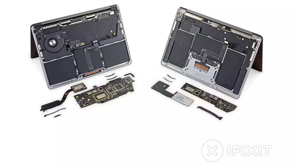 iFixit M1 MacBook Air ma Pro teardown