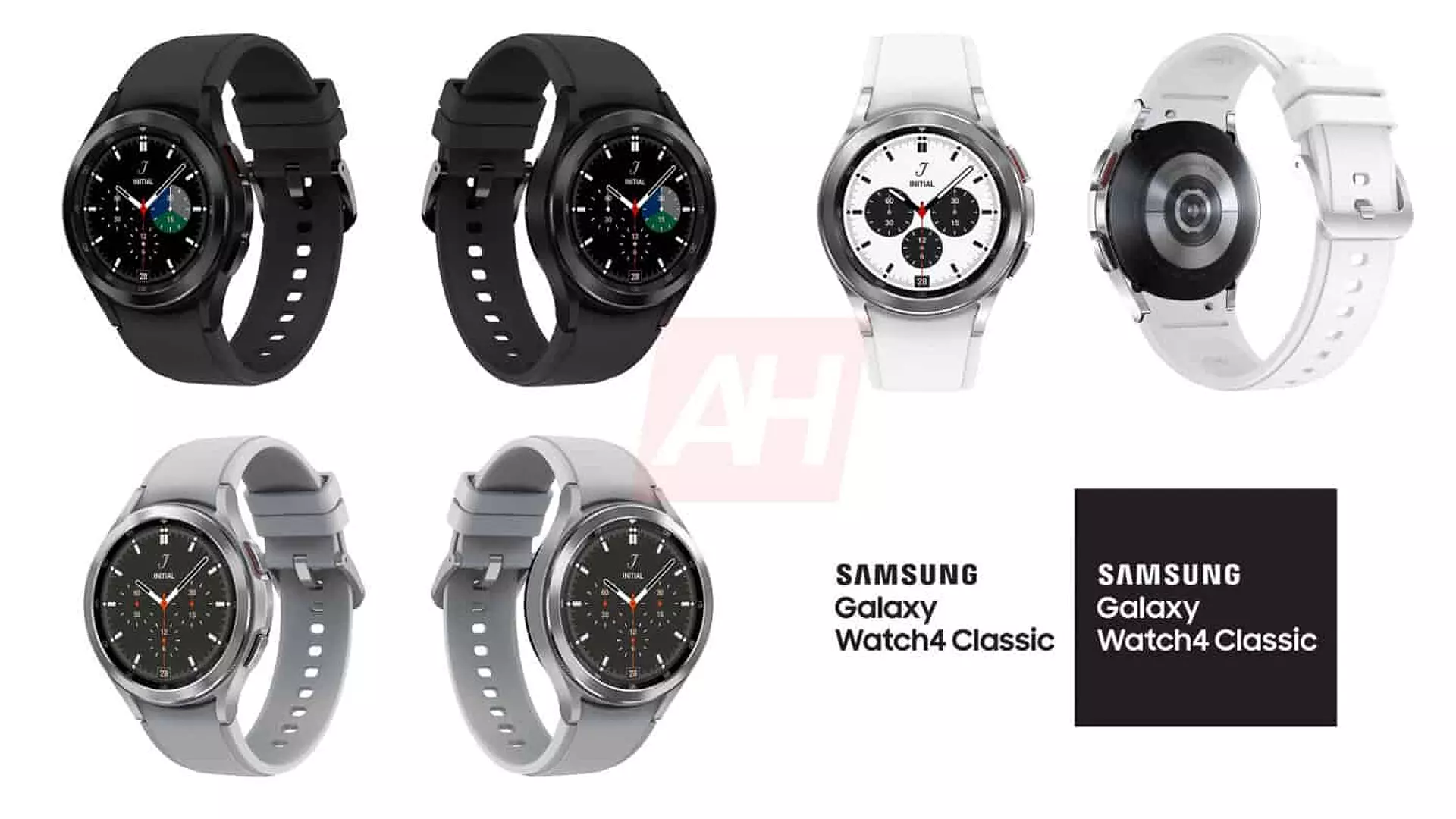 ئاشكارىلانغان Galaxy Watch 4 قارا ، ئاق ۋە كۈمۈش رەڭدە.