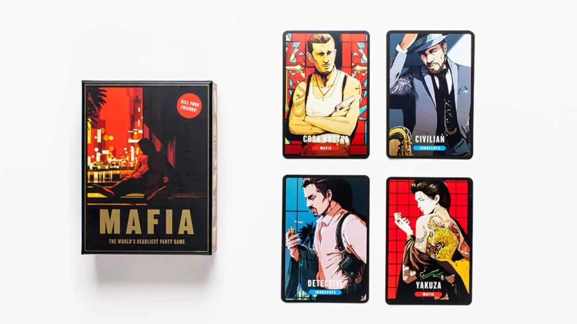 Škatla in karte Mafia: The World's Deadliest Board Game