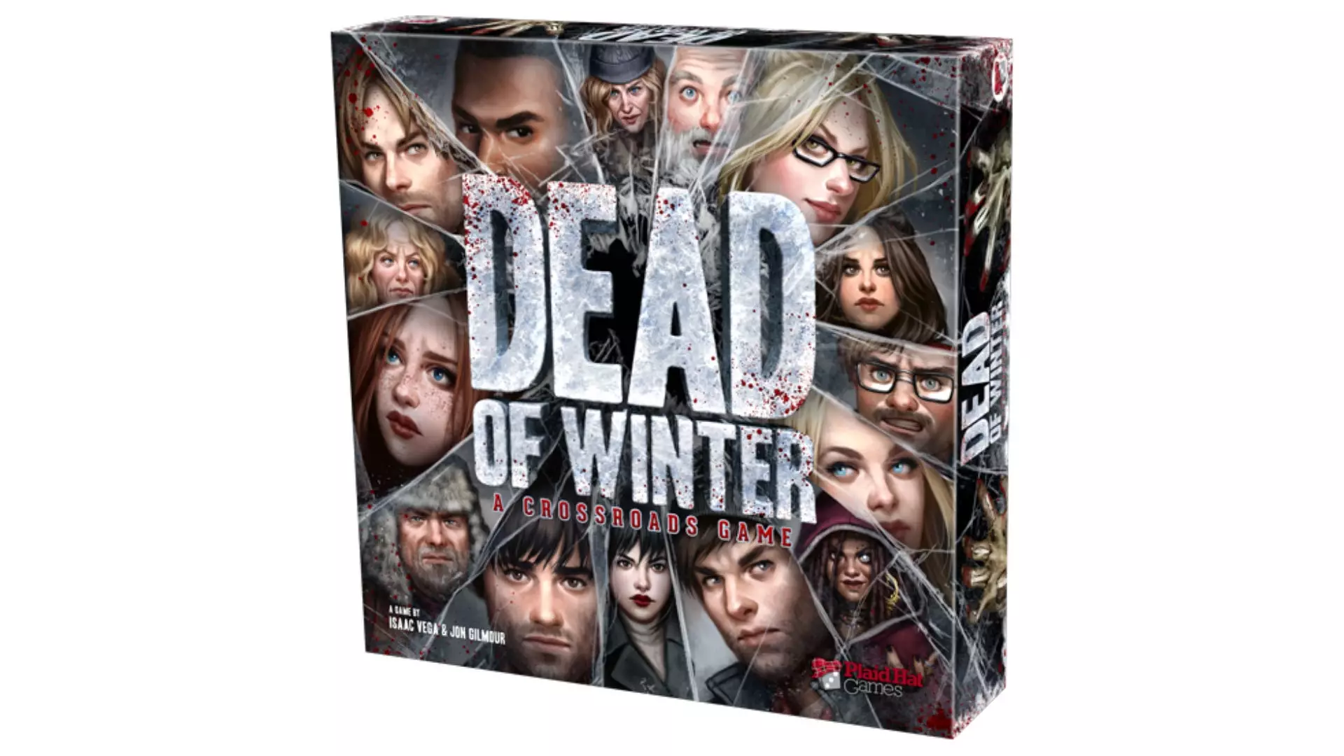 Dead of Winter galda spēļu kastes māksla