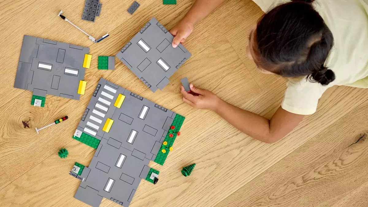 Um novo sistema modular de placas de estrada LEGO.