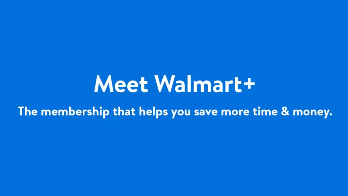 Walmart+ promóciós oldal